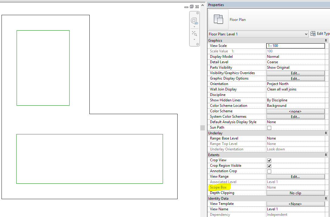 Unable to apply scope box to Revit view - zhukoven.com